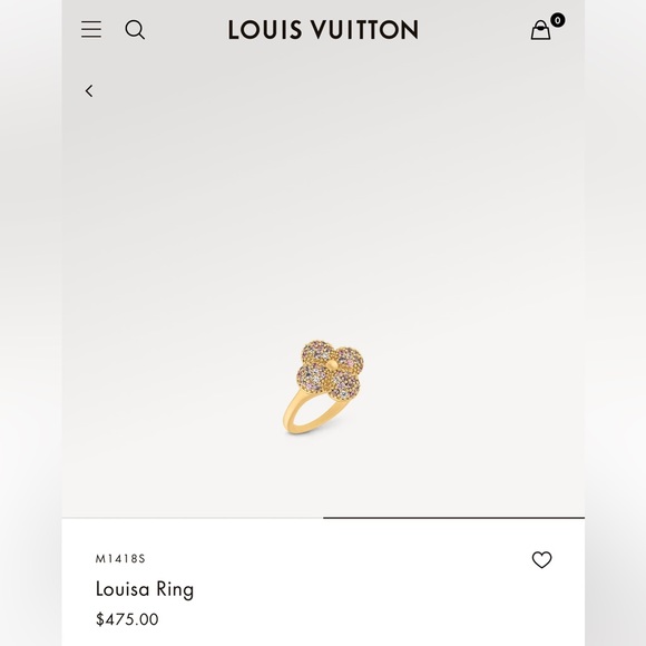 Louis Vuitton | Jewelry | New Louis Vuitton Louisa Flower Ring | Poshmark